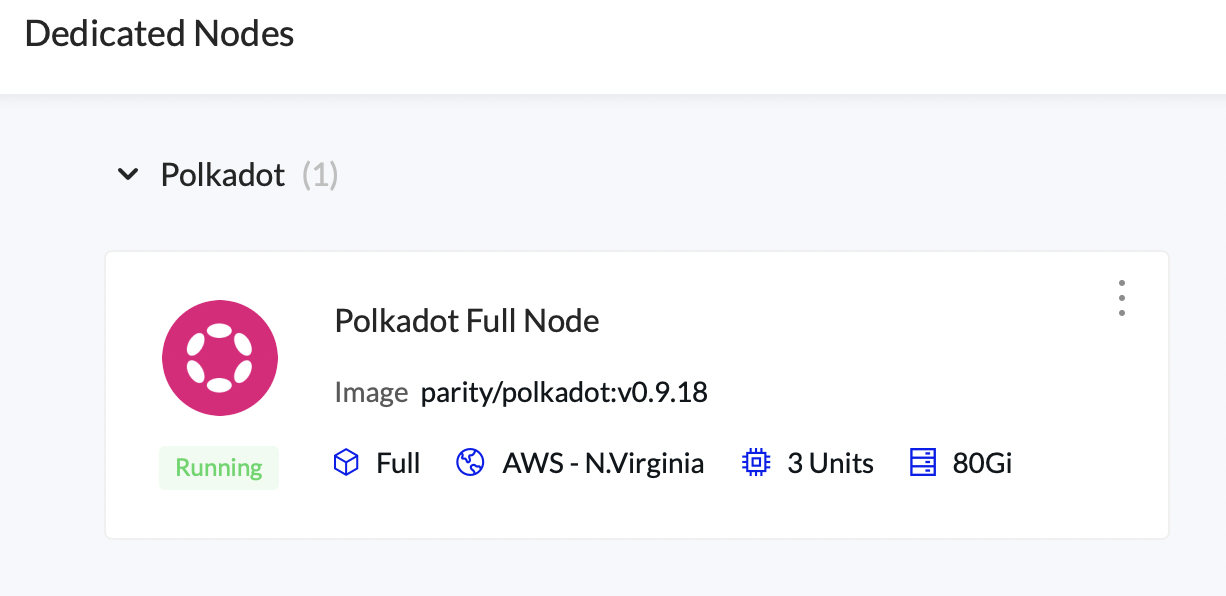 Maintain and Upgrade your Dedicated Node