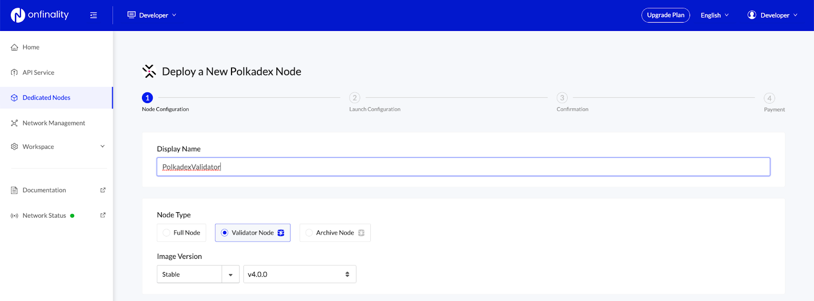 Set up a Polkadex Validator